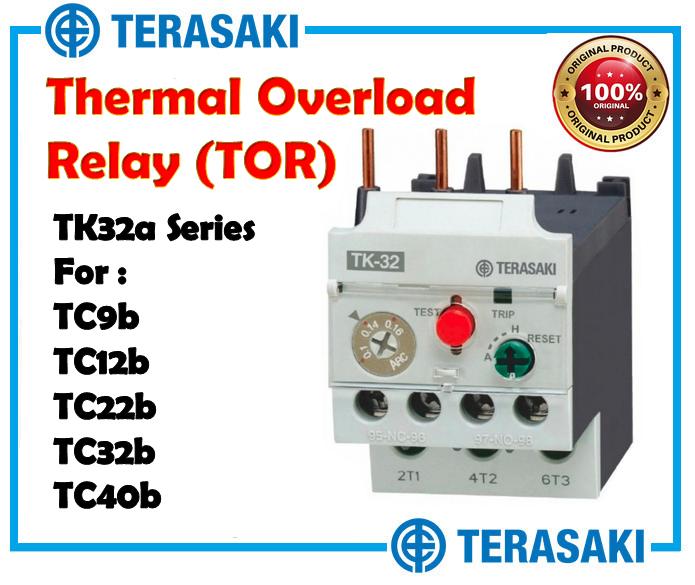 Overload Relay Tk32a TERASAKI Untuk TC9b/TC12b/TC18b/TC22b/TC32a/TC40a ...