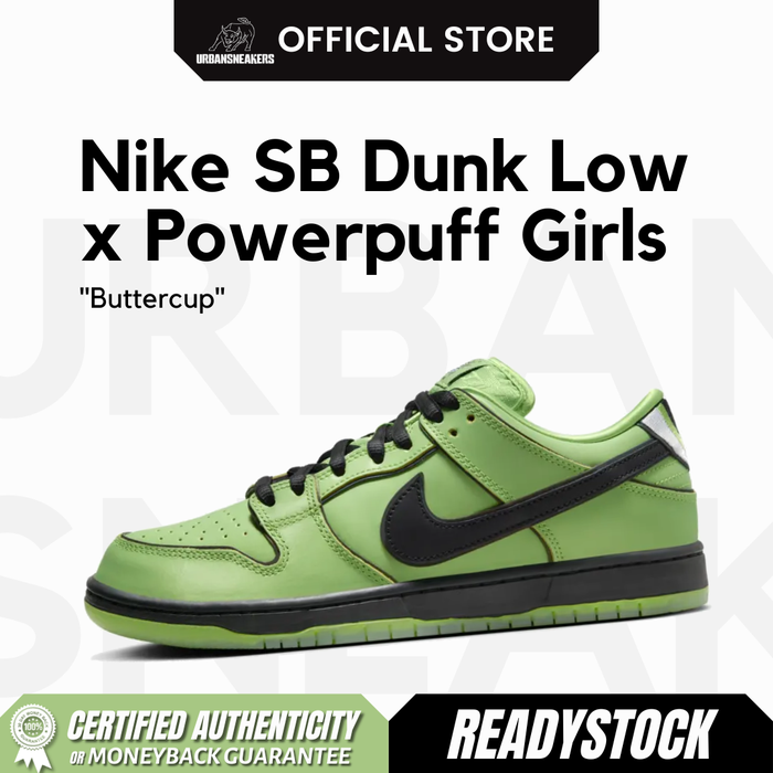 Jual Nike SB Dunk Low The Powerpuff Girls Buttercup | FZ8319 300 ...
