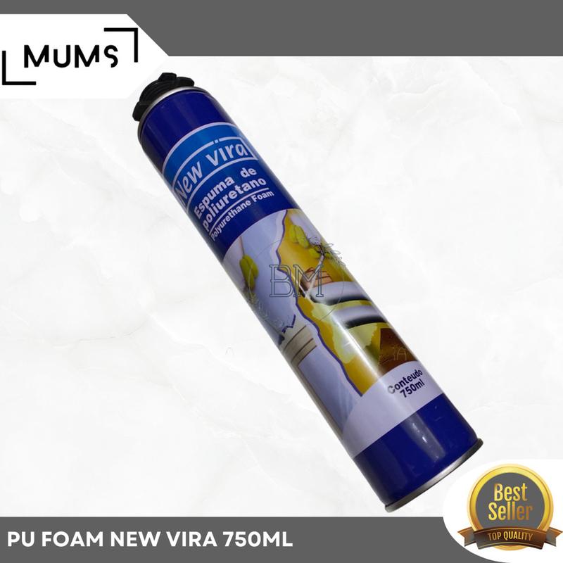 Pu Foam Lem Sealant Spray Busa Polyurethane New Vira Foam 75 - Shop ...