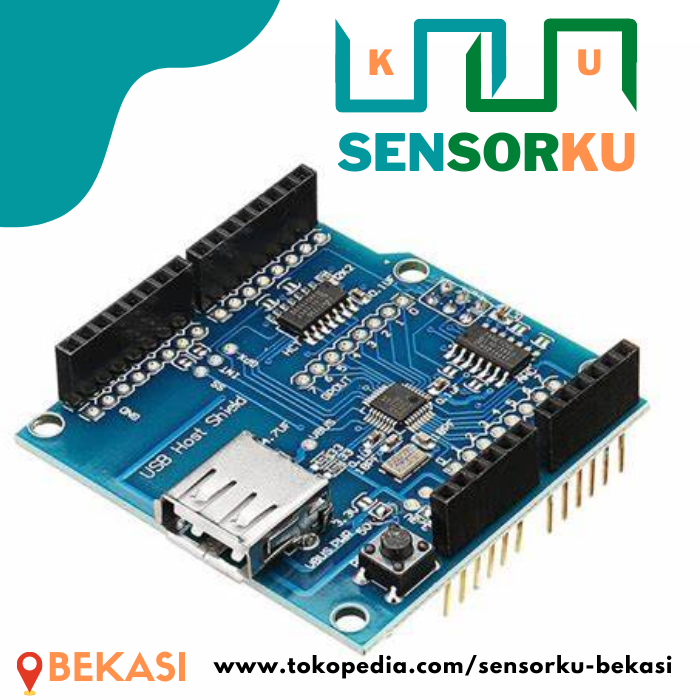 Jual [U1] USB Host Shield for Arduino Uno Mega support Google Android ...