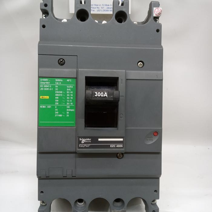 Jual mccb ezc400n 3p 300a schneider original - Jakarta Pusat - Usaha ...