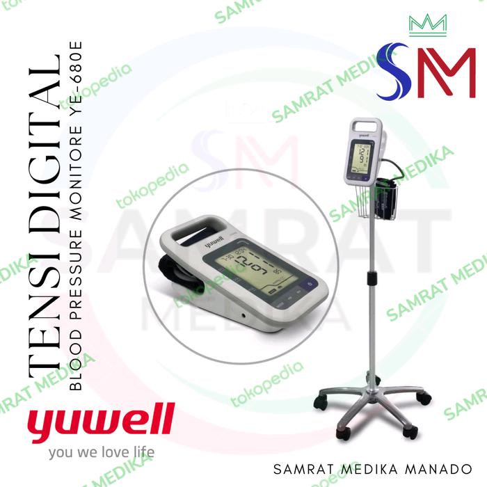 Jual Tensimeter Digital YE-680E YUWELL - Tensi + Stand - Kota Manado ...