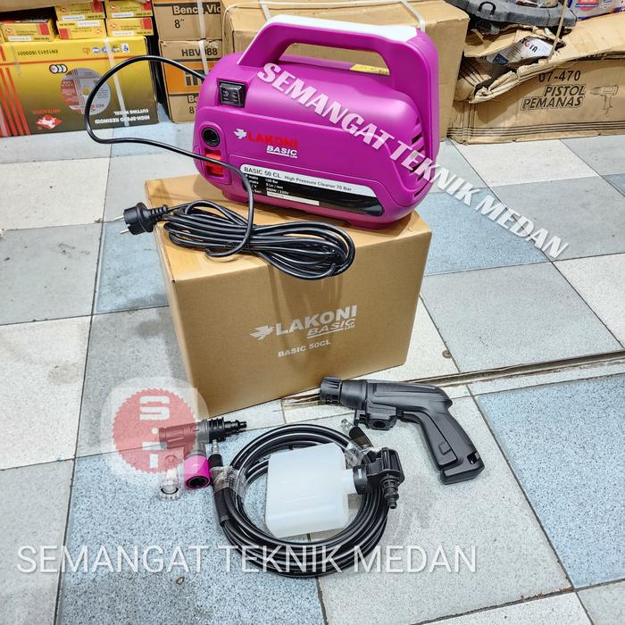 Jual MESIN CUCI MOBIL MOTOR JET CLEANER 70 BAR LAKONI BASIC 50 CL 50CL ...