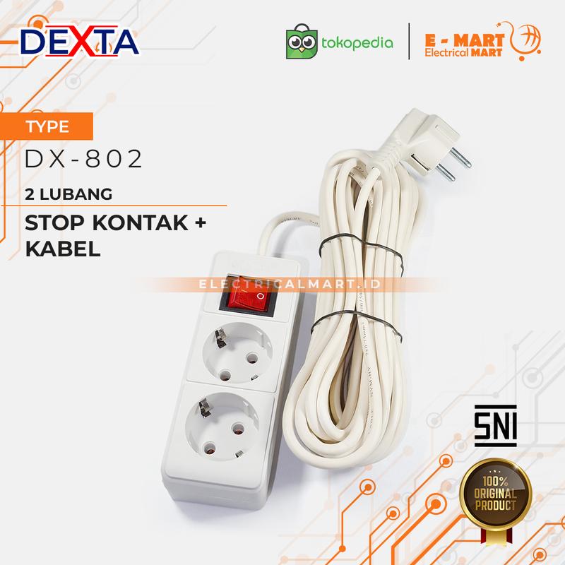 StopKontak+Kabel DEXTA 10M Terminal Arde Plus Kabel Olor 10meter - Shop ...