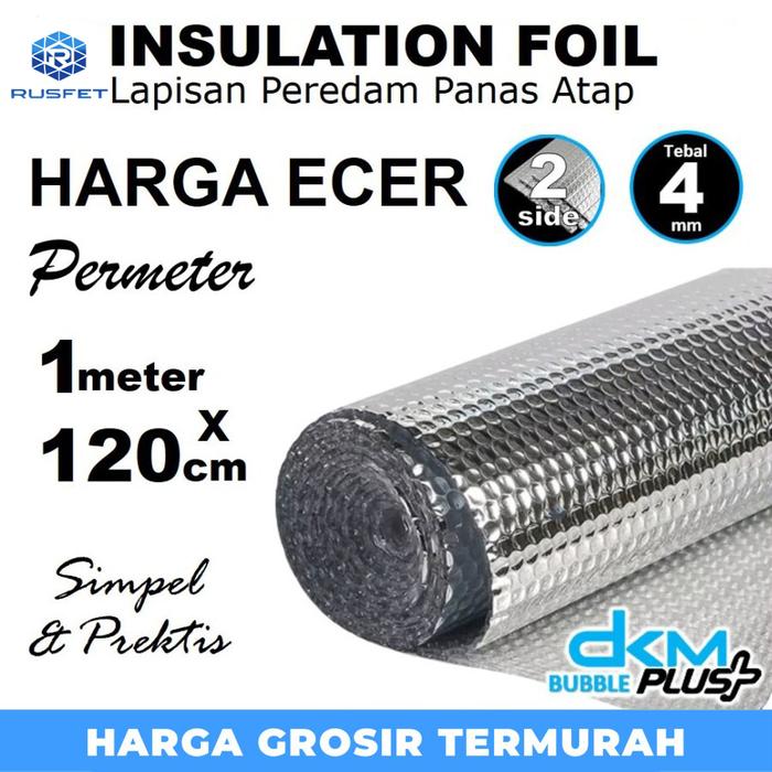 Jual Bubble Insulation Alumunium Foil Meteran 1m x 120cm Peredam Panas ...