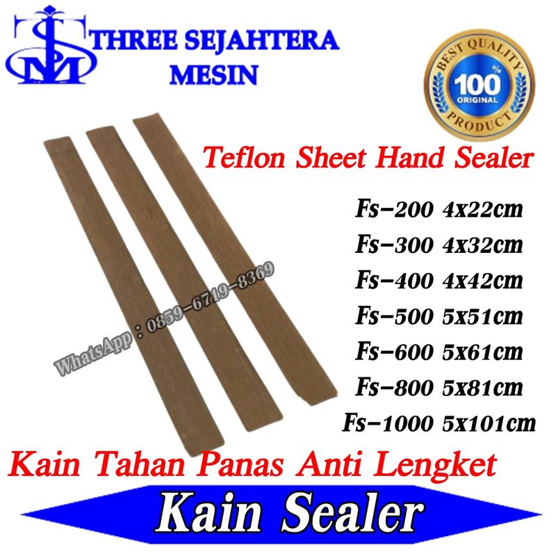 Kain Sealer Tahan Panas Hand Sealer Teflon Alas Bantalan Pla - Shop ...