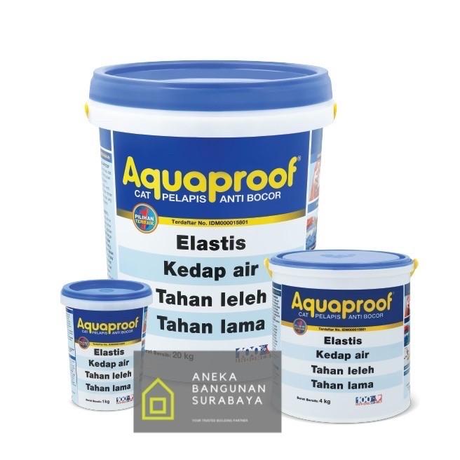 Jual AQUAPROOF 20kg | cat pelapis anti bocor aqua proof pail 20 kg Abu ...