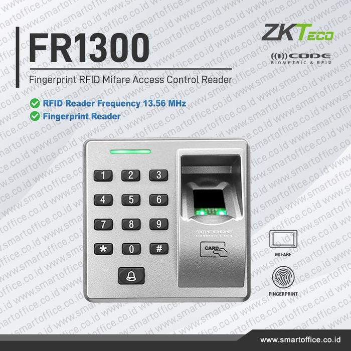 Jual FR1300MF RS485 Fingerprint PIN RFID MF S50 13.56MHz Access Control ...