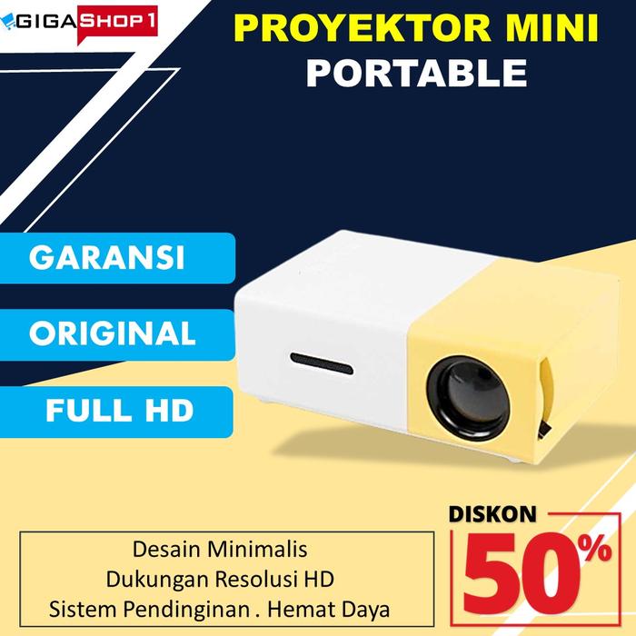 Jual Proyektor Mini LED Portabel Projektor Projector LCD Android TV ...