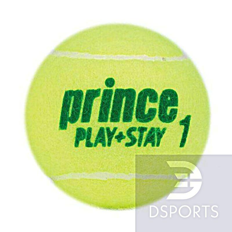 Prince Play & Stay Stage 1 Green 3 Pack Can Tennis Ball Bola Tenis ...