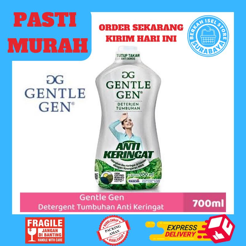 Detergen Cair Gentle Gen Anti Keringat 700 Ml Botol - Shop | Tokopedia
