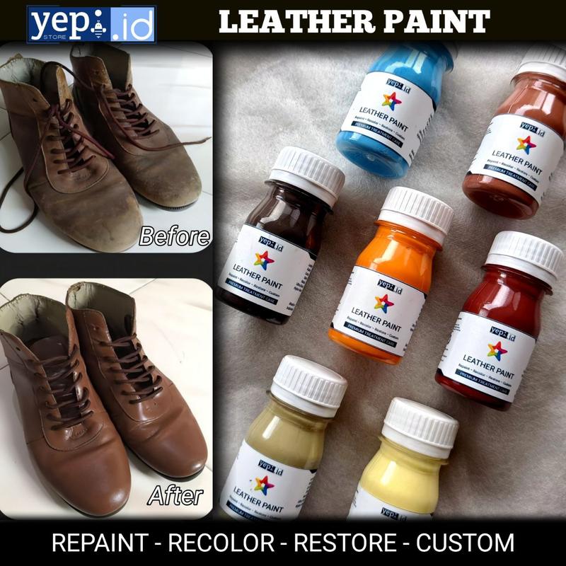 Cat Sepatu Kulit Leather Paint - Cat Jaket Kulit Midsole Boost - Shop ...