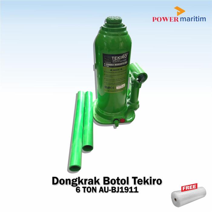Jual Dongkrak Botol Hydraulic Merk Tekiro Welded Bottle Jack 2 6 50 Ton ...
