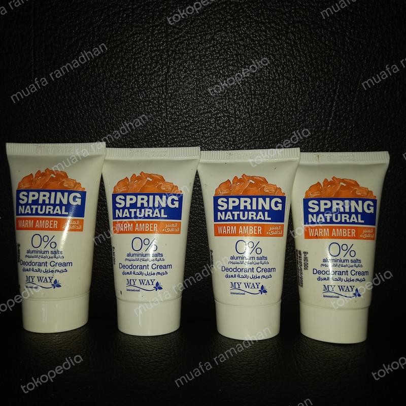 SPRING NATURAL - Deodorant Cream 40 ml - Shop | Tokopedia