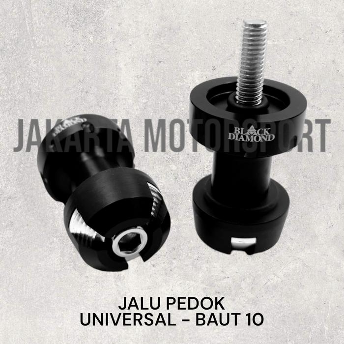Jual Baut Jalu Pedok Paddock Alumunium CNC R15 R25 MT15 Xabre Black ...