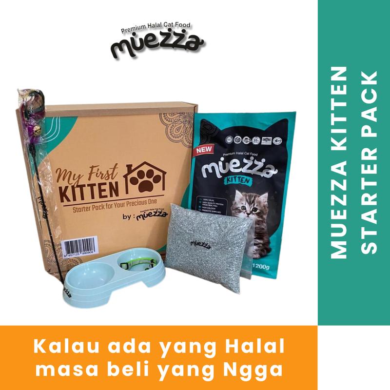 Muezza Kitten Starter Pack Makanan Anak Kucing - Shop | Tokopedia