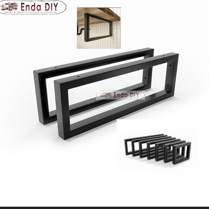 Braket Rak / Kaki Meja Tempel Dinding Bahan Besi Hollow - Shop | Tokopedia