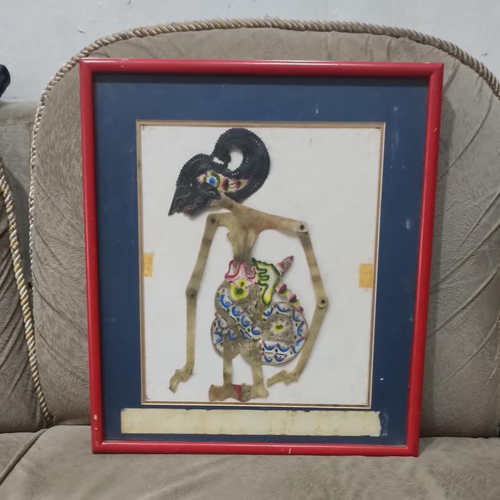 Jual Pajangan Vintage Wayang Kulit Arjuna Lawas kulit Sapi tua halus ...