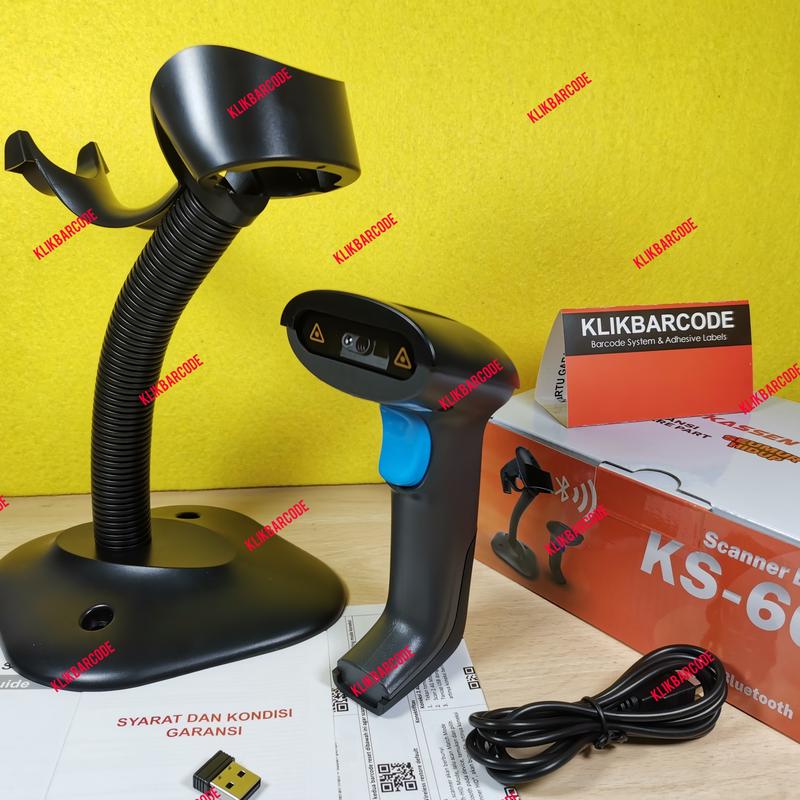 Bluetooth Wireless 1D & 2D Imager Barcode Scanner Kassen KS-606 Dongle ...
