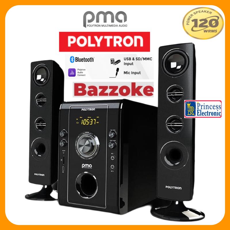 POLYTRON PMA 9526 Bluetooth Speaker Multimedia Karaoke - Shop | Tokopedia