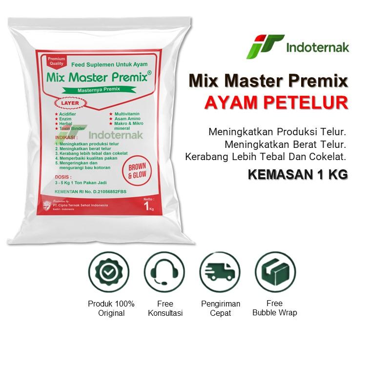 MIX MASTER PREMIX LAYER - Premix Untuk Ayam Petelur - Shop | Tokopedia