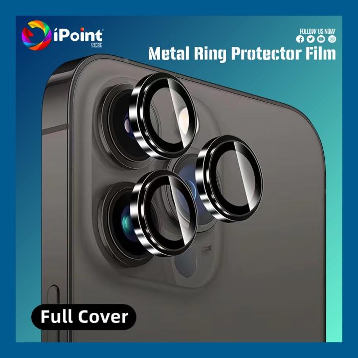 iPhone 14 Pro / 14 ProMax Metal Ring Camera Kamera Black - Shop | Tokopedia