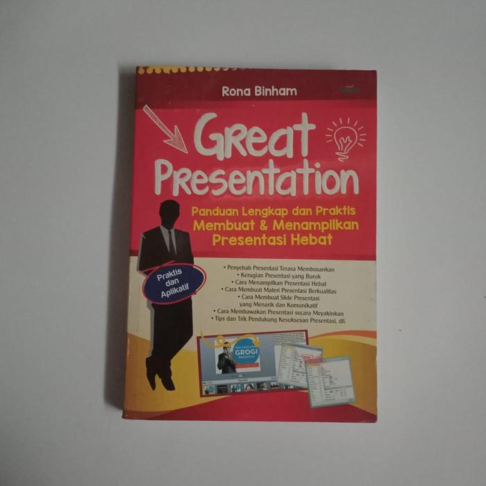 Jual Great Presentation - Panduan Lengkap & Praktis Membuat ...