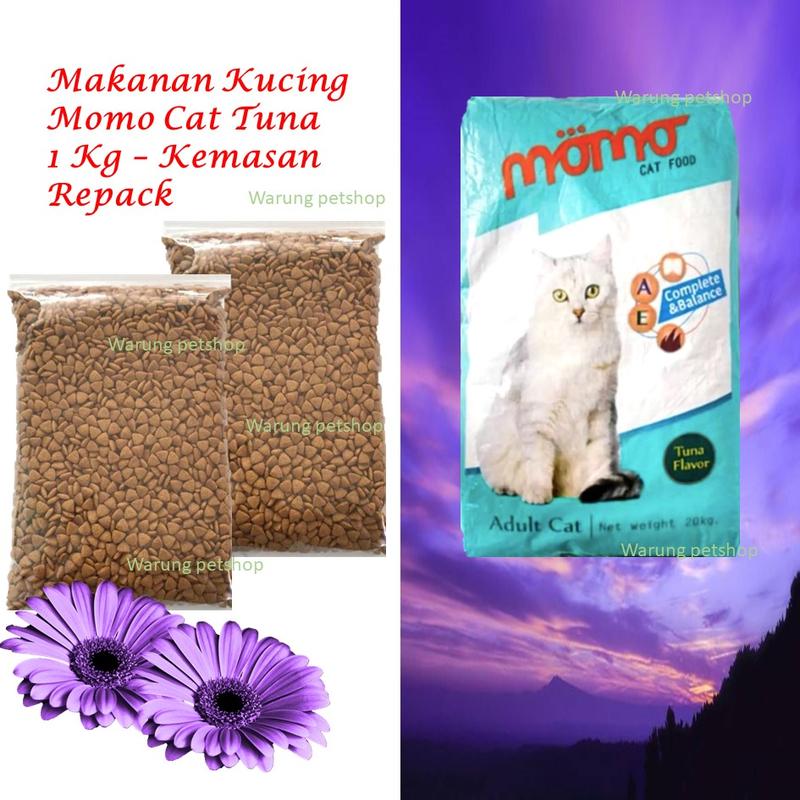 Momo Cat Tuna 1 Kg - Repack / Makanan Kucing Kering - Shop | Tokopedia