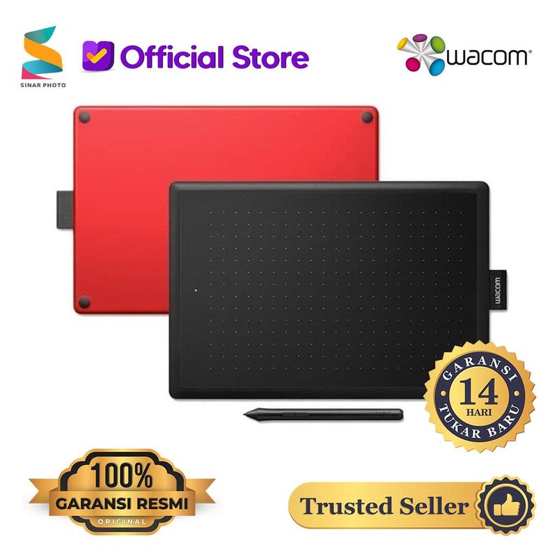 One by Wacom Redwood Small CTL-472/K0-CX - Shop | Tokopedia