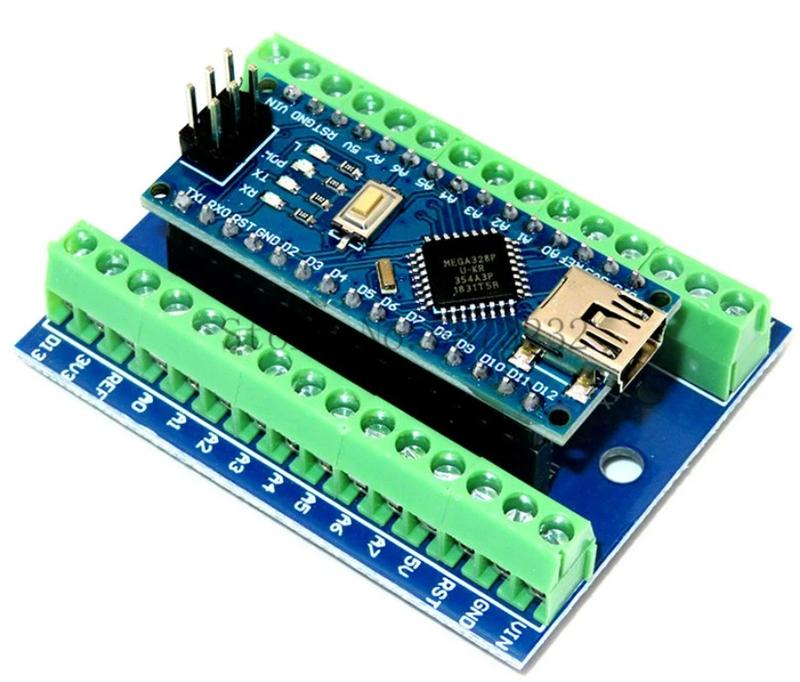 Arduino Nano Terminal PIN I/O Expansion Board Shield for Arduino - Shop ...