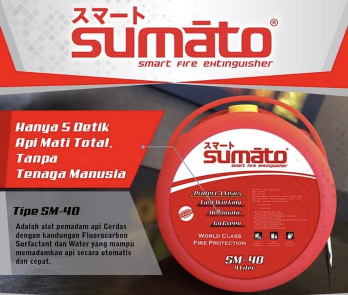 Jual Sumato SM-40 Apar Mini Alat Pemadam Api Otomatis Fire Extinguisher ...