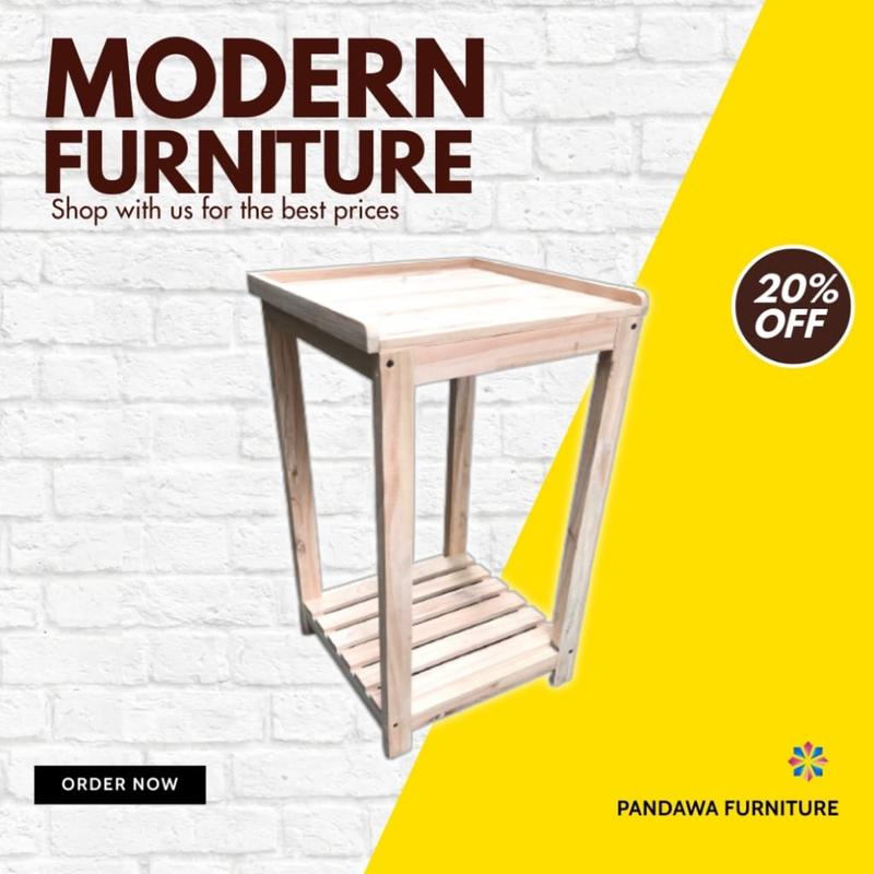 classic side table 40x40 / meja galon kayu /sebaguna - Shop | Tokopedia