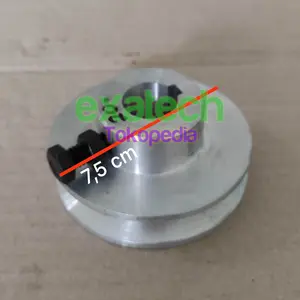 Pulley puli pompa air 1.5 inch as 5 6 7 8 9 10 11 12 14 15 mm poli ...