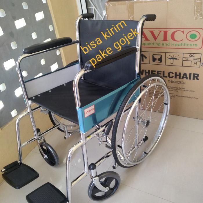 Jual Kursi roda siap pake - rangka putih - Kota Depok - Alkes depok 2 ...