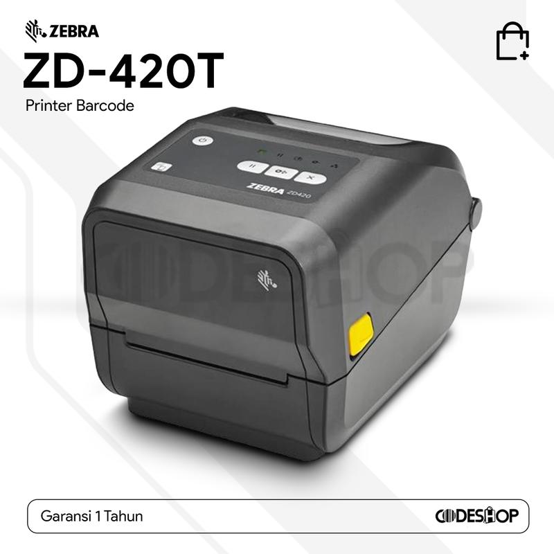 Barcode Printer Zebra GK-420 - GK 420 T ZEBRA GK420T USB - Shop | Tokopedia