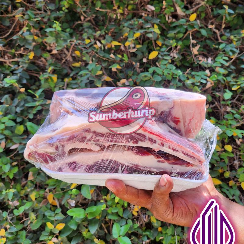 tulang iga / tulang rusuk/ iga sapi / rib / iga sapi konro grade A 1kg ...