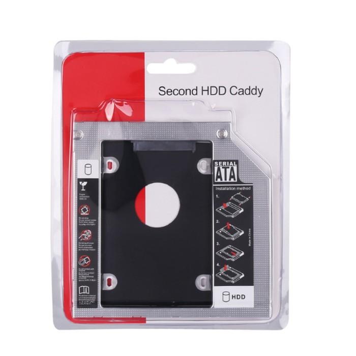 SSD HDD Caddy Slim 9.5mm SATA DVD Slot Hardisk - Shop | Tokopedia