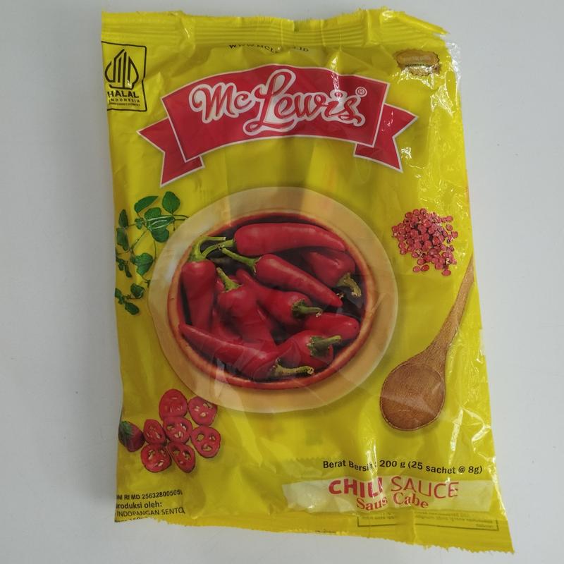 Mc Lewis Chili Sauce Sachet - 25x9g - Shop | Tokopedia