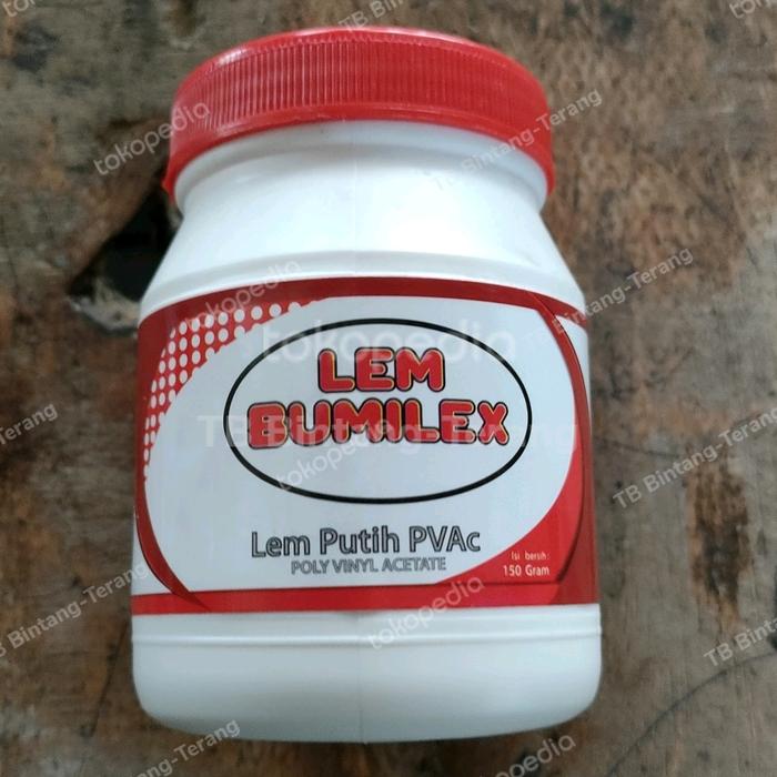Jual BUMILEX LEM PUTIH PVAC BOTOL 150 GRAM SERBAGUNA PLAMUR KAYU KERTAS ...