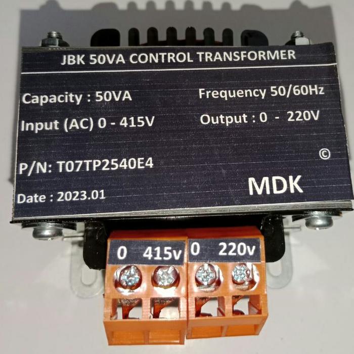 Jual Trafo In 415V Out 220V 50VA Machine Tool Control Transformer ...