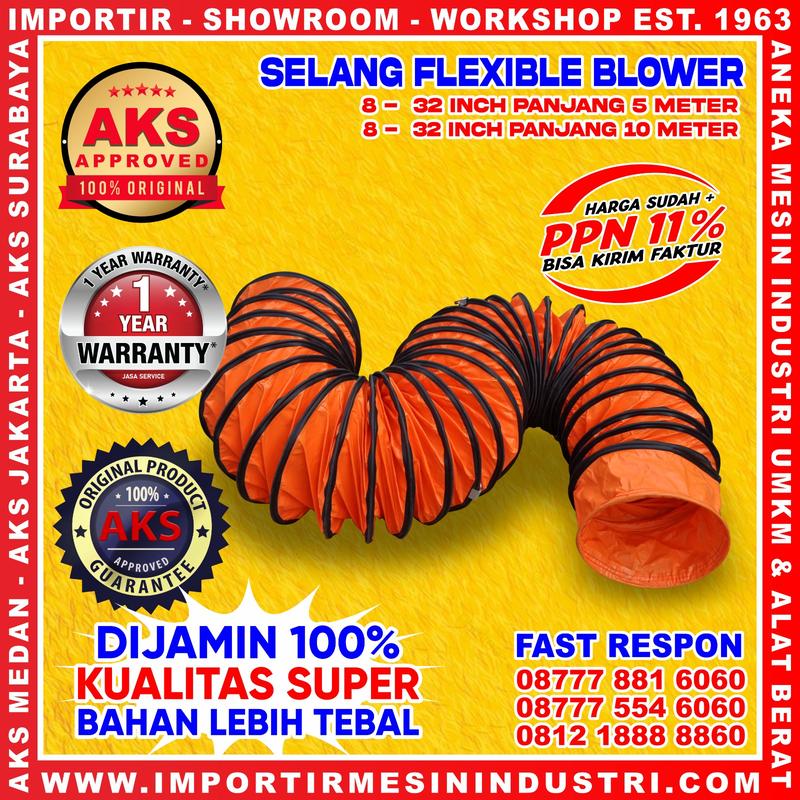 Selang Blower 16" x 5m dan 10m - Selang Ventilator FD165E & FD1610E ...