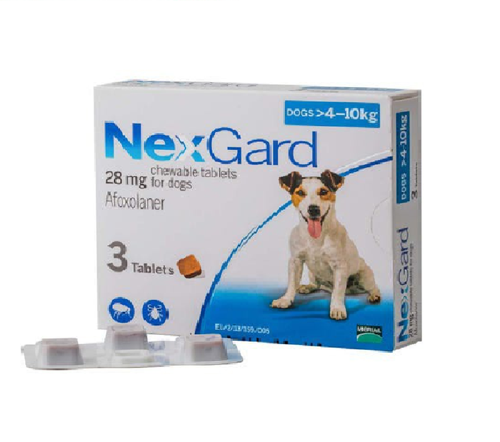Jual NEXGARD 4-10KG Obat Kutu Anjing Dan Demodex NexGard Chewable 1 ...