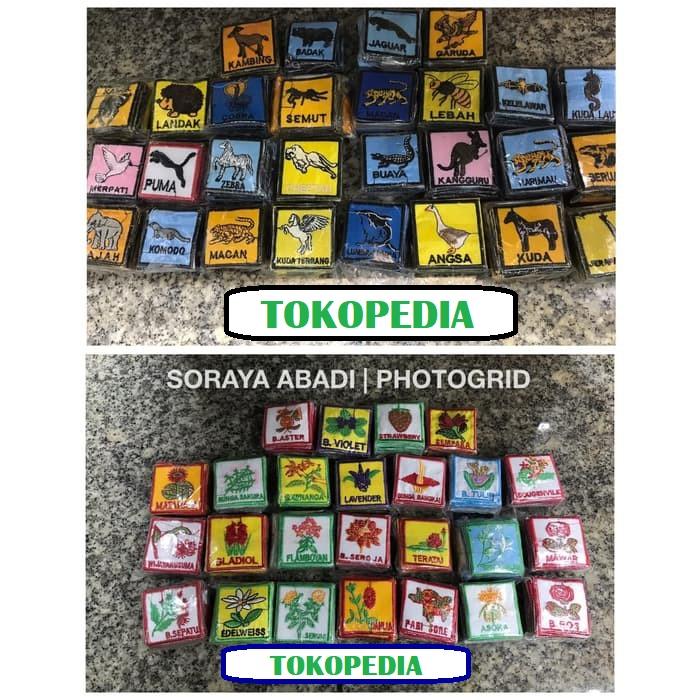 Jual BET/BADGE REGU BORDIR PAKETAN (10 TANDA REGU + 1 BENDERA REGU ...