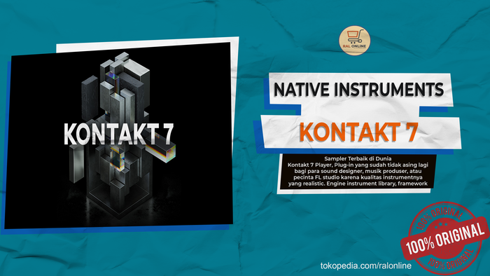 Jual Software VST Plugins Native Instrument Kontakt 7 WIN / MAC Life ...