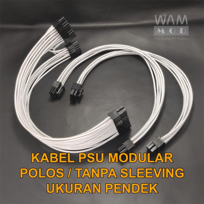 Jual WAMMOD COSTOM Kabel PSU MODULAR 24p 8p 6p Power SATA MOLEX - Non ...