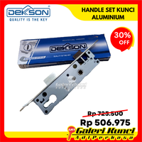 Jual Paket Handle Dekson Dekkson set kunci aluminium lhtr 0017 oval sss ...