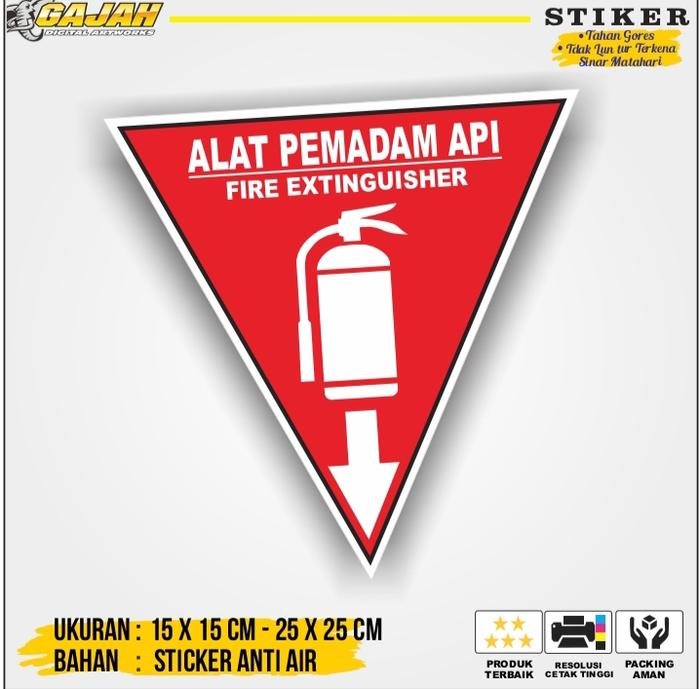 Jual Stiker Petunjuk APAR / Sticker Petunjuk APAR / Simbol APAR / APAR ...