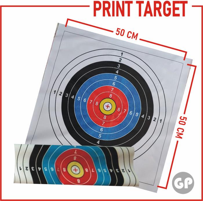 Print Target Panahan // Face Target Panah Ukuran 50x50 cm - Shop ...