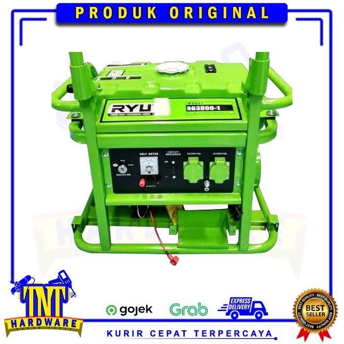 Jual RYU GASOLINE GENERATOR RG 3800-1 GENERATOR LISTRIK - MESIN GENSET ...