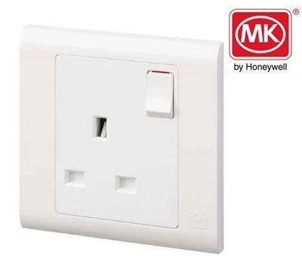 Jual MK Wall Socket dengan Switch Dinding Outlet 1Gang 13A Ecore ...